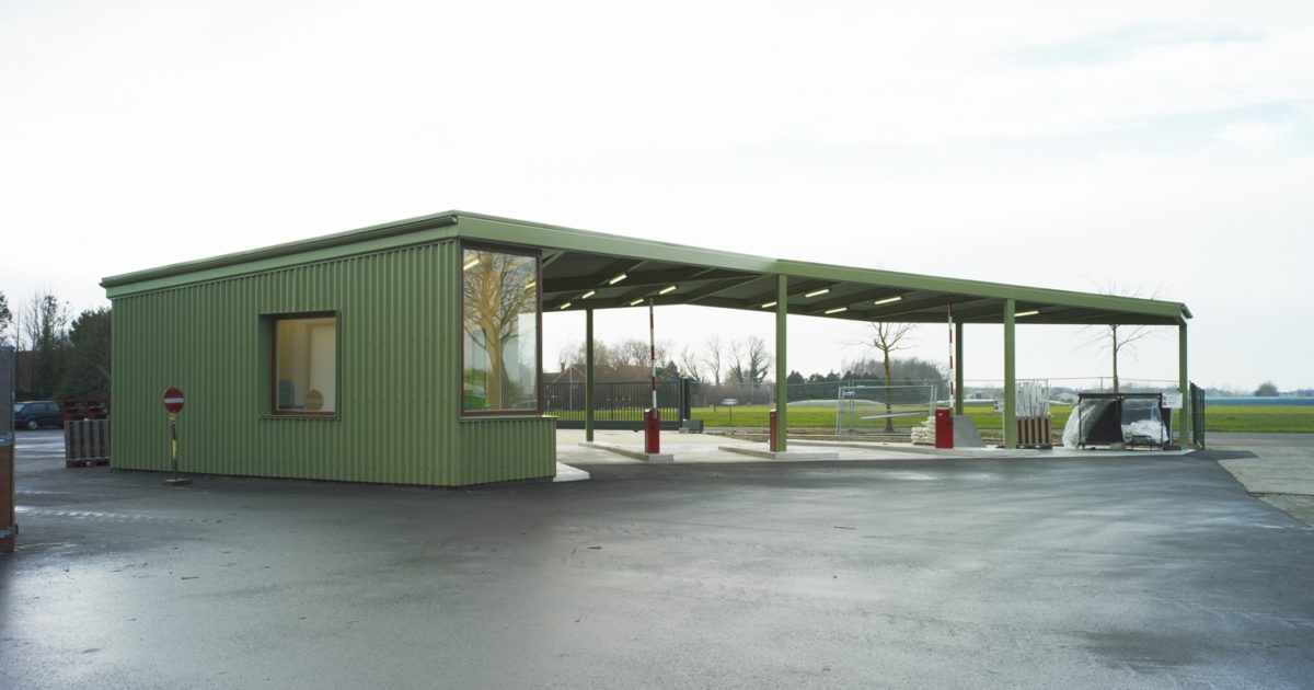 Bedieningsgebouw containerpark | VAi